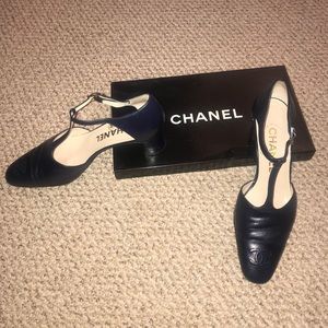CHANEL Shoes | Block Heels Excellent Condition | Poshmark